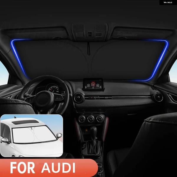 アウディ A6 A7 A8 Q3 A5 A7 A8 車用 フロントガラス サンカバー フロントウィンドウサンバイザー インテリア UVプロテクション カスタム パーツ アクセサリーProduct application scenarios:...