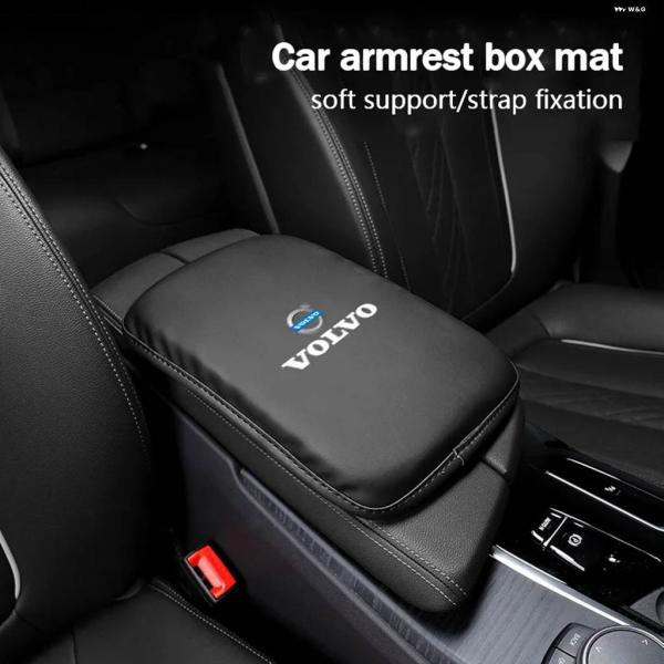 アームレスト マットセンター コンソール アームレスト クッション ボルボ V60V40XC90S60C30XC60V50V70用カー用品 アームレスト パッド カスタム パーツ アクセサリーHigh-concerned chemical:...