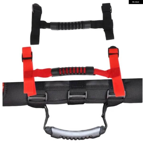 CA1PCS グリップ ハンドル 1995-2021 ラングラー YJ TJ JK JKU JL スポーツ サハラ フリーダム ルビコン X アンリミテッド ロールバー グラブハンドル カスタム パーツ アクセサリーHigh-concern...