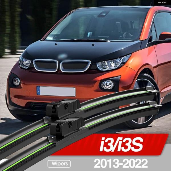 BMW I3 I3S 2013-2022 フロントウインドシールド ワイパー ブレード 2個 ウインドスクリーン ウィンドウ 2014 2015 2016 2018 - 21 カスタム パーツ アクセサリーHigh-concerned ch...