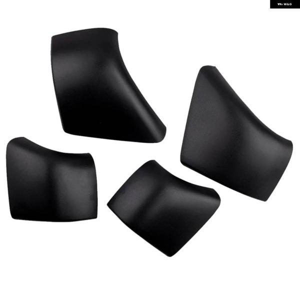 A70X-4PCS ブラックルーフラックカバー キャップレールエンドシェル TESLA モデル3 2017-2020 カスタム パーツ アクセサリーHigh-concerned chemical:NoneOrigin:Mainland Ch...