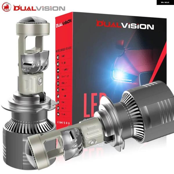 H7 H11 H4 LHD RHD LED ヘッドライト ミニレンズ プロジェクター 9005 9006 HB3 オートロービーム STG CANバス バルブ カーモーター 12V 80W 10000LM カスタム パーツ アクセサリーHi...