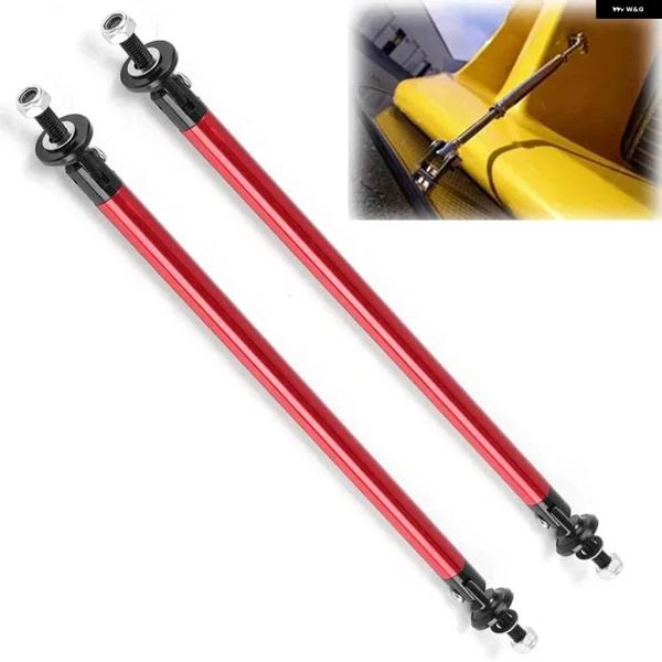 2 STUKS 45/75/100/150/200MM VERSTELBARE VOORBUMPER LIP SPLITTER STAAF ステンバー バンパー スプリッター STAVEN カスタム パーツ アクセサリーHigh-conce...