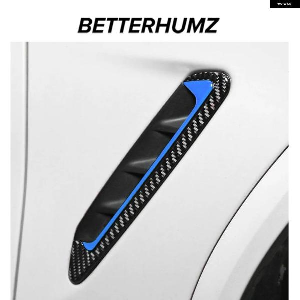 BMW X4 G03 G01 G08 2017-2024 カーボン サイドエア アウトレット スポイラー トリム ステッカー ストリップ デコレーション 車 カスタム パーツ アクセサリーHigh-concerned chemical:No...
