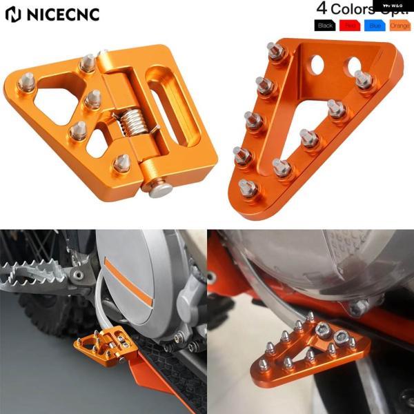 2004-2023 KTM EXC 300 XCW EXCF TPI 500 450 400 350 300 250 200 150 125 SX XC SXF XCF バイク リアブレーキペダルチップ カスタム パーツ アクセサリーHig...