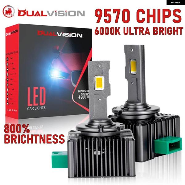 D1S LED ヘッドライト CANBUS D2S D3S D4S D5S D8S HID オートランプ 30個 CSP D1R D2R D3R D4R カー キセノン ランプ 6000K 1 1 サイズ プラグプレイ 12V カスタム パ...