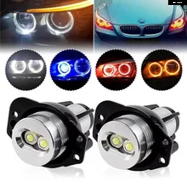 10W ワークライト LED エンジェルアイ デイタイム ランニングライト バルブ BMW E90 E91 3シリーズ 320 325I 328I 335I 2004-2008 カスタム パーツ アクセサリーHigh-concerned c...