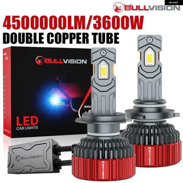 H7 LED 車用 ヘッドライト バルブ 6000K H1 H4 H11 9005 9006 9012 3600W 4000000LM オートランプ ホワイト ハイロービームライト カスタム パーツ アクセサリーHigh-concerned...