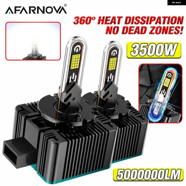 3500W D3S D3R D1S LED LED キセノン HIDキット D2S D4S 車用 ヘッドライト バルブ オートランプ ターボLED VW ゴルフ 6 BMW E92 E70 カスタム パーツ アクセサリーHigh-conce...
