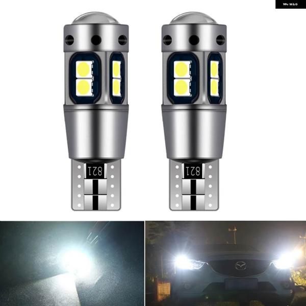 W5W T10 LED CANBUS 12V 6000K 5630 10 SMD カー 5W5 LED バルブ クリアランス ウェッジ サイドターン シングルライト スーパーホワイト カスタム パーツ アクセサリーHigh-concerne...