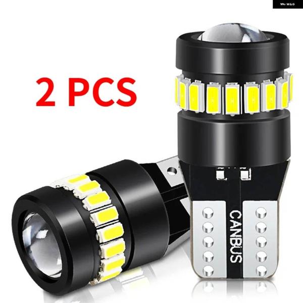 2個 W5W T10 LED 5W5 12V 5W 750LM スーパーカー インテリア サイドライト 194 3030 SMD オート バルブ ホワイト アンバー レッド カスタム パーツ アクセサリーHigh-concerned che...