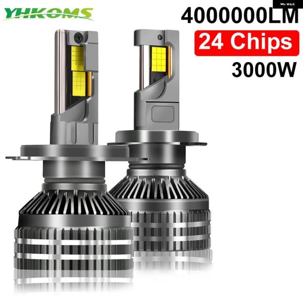 4000000LM H7 LED 車用 ヘッドライト スーパー HB4 H11 H4 H1 HB3 9005 9006 H8 ライト 電球 3000W 6000K オートランプ 12V 24V カスタム パーツ アクセサリーHigh-con...