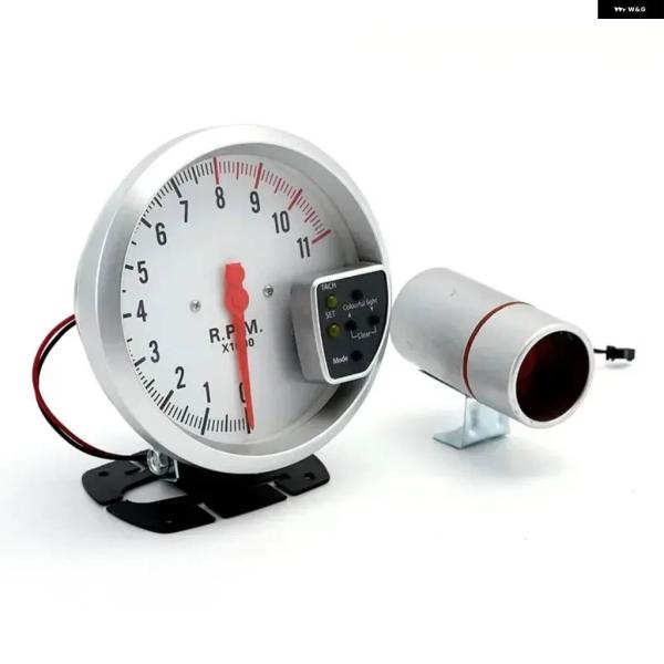 5インチタコメーター 11000 RPM レーシングカーゲージ LED ディスプレイ 1-8気筒 エンジン 12V車両用 高性能タコメーター カスタム パーツ アクセサリーHigh-concerned chemical:NoneNumber...