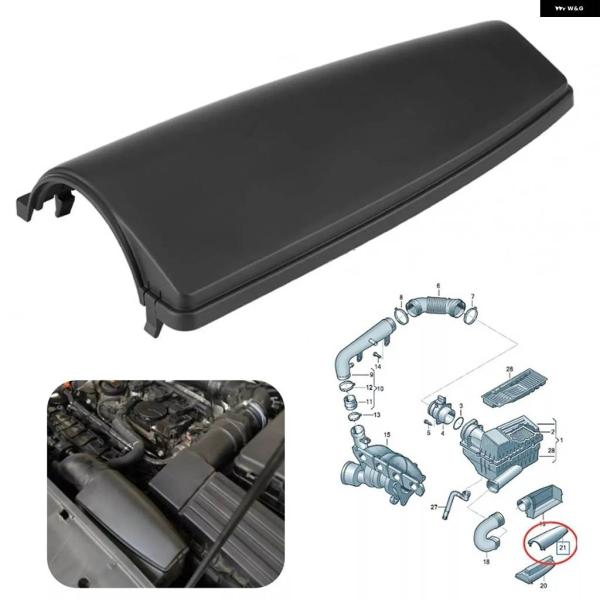 アウディ A3 TT VW JETTA GOLF CADDY SKODA 1K0805965J9B9用エアインテークダクトカバー 蓋 カスタム パーツ アクセサリーHigh-concerned chemical:NoneExternal T...