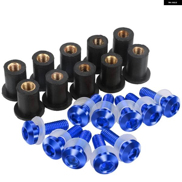 5MM 10個 ウインドシールド デフレクター ボルト ヤマハ T MAX 530 DX SX T MAX 500 TMAX 500 TMAX 560 2001-2023 2022用 カスタム パーツ アクセサリーHigh-concerne...