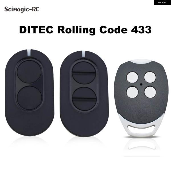 DITEC GOL4 BIXLS2 BIXLP2 BIXLG4 ENTRE ZEN2 ZEN4 ZEN2W ZEN4W ガレージドア リモコン 433.92MHZ ローリングコードトランスミッター カスタム パーツ アクセサリーEncodi...