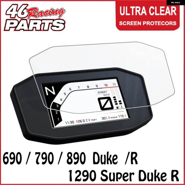 KTM 690 DUKE / 790 DUKE /1290 SUPER DUKE R / 890 DUKE R バイク クラスター スクラッチ クラスター スクリーン フィルム プロテクター カスタム パーツ アクセサリーProtectiv...