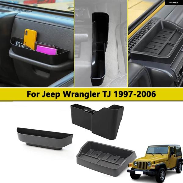 車用センター コンソール オーガナイザー トレイ ギア シフト 収納 ボックス ジープ ラングラー TJ 1997-2006 車内 収納 カスタム パーツ アクセサリーHigh-concerned chemical:NoneType:Arm...