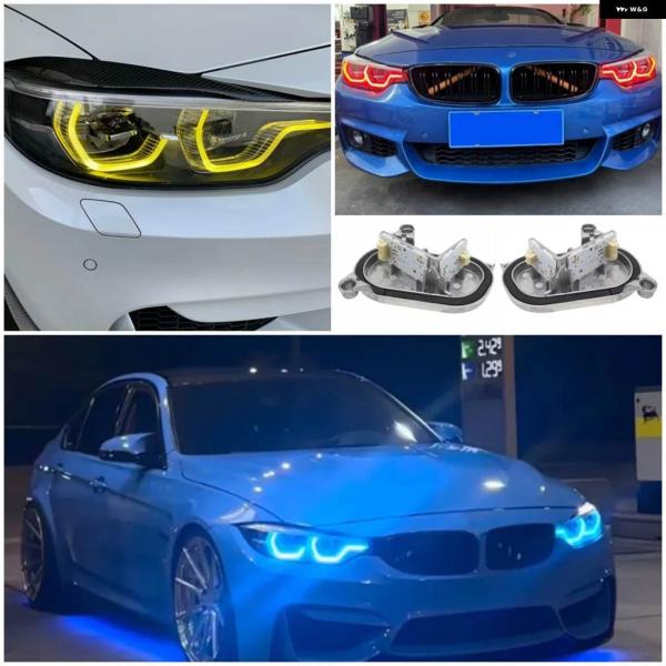 CSL イエロー エンジェルアイズ DRL モジュール 2018 2019 2020 BMW F80 F82 F36 M3 M4 LCI 420I 430I 440I アダプティブ デイタイム カスタム パーツ アクセサリーHigh-con...