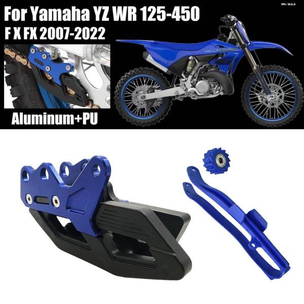 ヤマハ YZ125 YZ250 YZ250F YZ450F 250F YZ250X WR250F WR450F チェーン スライダー スイングアーム ガイド ロワーロールシャンガイドガードキット カスタム パーツ アクセサリーHigh-co...