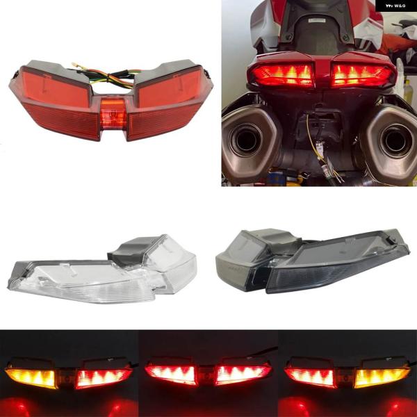 オートバイ E-MARK LED 一体型ウインカー テールライト ブレーキ ウィンカー ライト ドゥカティ ハイパーモタード 821 939 950 SP用 カスタム パーツ アクセサリーBattery Included:NoHigh-co...