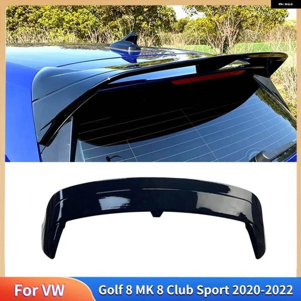 VW GOLF 8 MK 8 CLUB SPORT 2020-2022 リア トランク ルーフ スポーツスポイラー ウイング スタイリング テールトップ ウインドスポイラー ウイング パーツ カスタム パーツ アクセサリーHigh-conc...