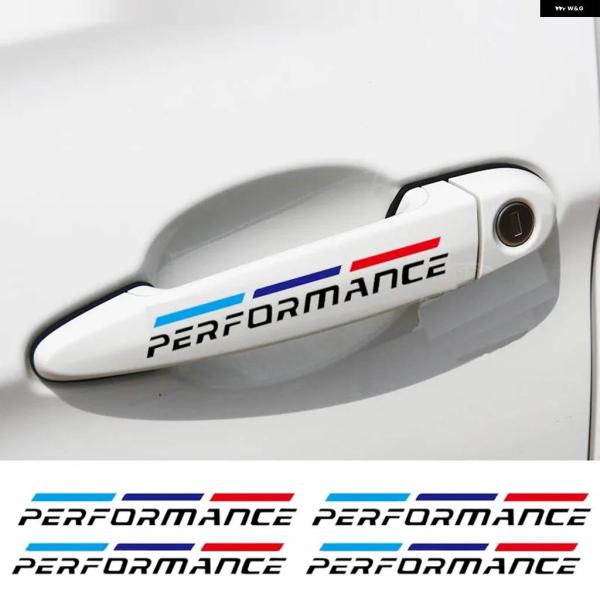 BMW E36 E39 E46 E53 E60 E61 E34 E70 E71 E85 E87 E90 E83 F10 F20 F21 F30 F35用 Mパワーパフォーマンスカーボディ ステッカー 4枚 カスタム パーツ アクセサリーHi...
