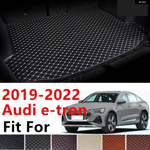 リアカーゴライナーカバー トランク マット アウディ E-TRON 2019 - 22 内装テールブートトレイ GE パッド カスタム パーツ アクセサリーTypes of Car Floor Mats:All WeatherHigh-co...