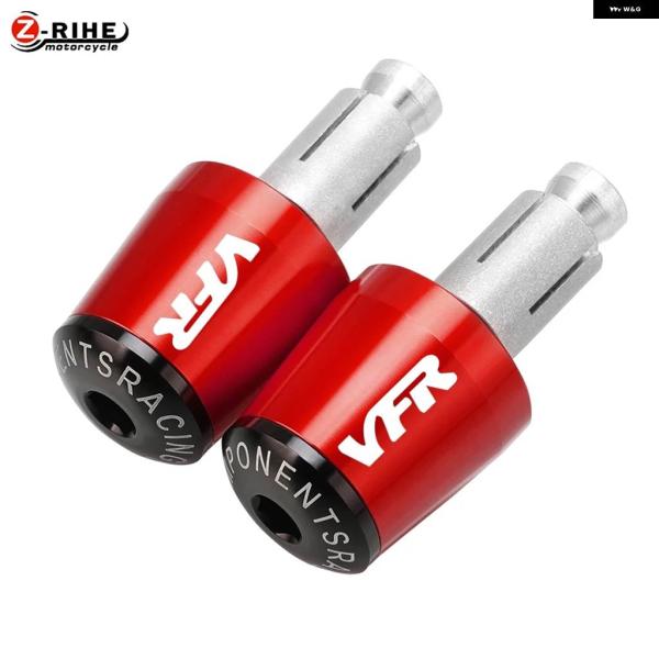 ホンダ VFR 450 750 800 800X 1200F VFR750F VFR800F VFR1200F オートバイ 7/8 22MM ハンドルバー エンドウェイト ハンドルバー グリップ キャップ カスタム パーツ アクセサリーHi...