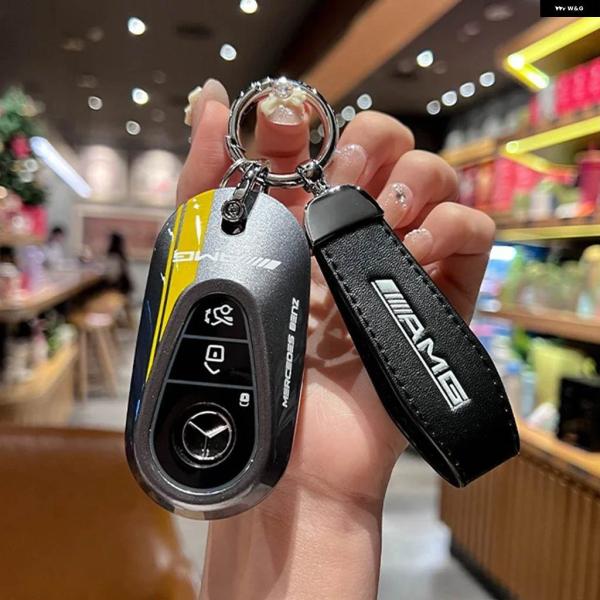 メルセデス ベンツ AMG C S クラス W206 W223 S350 C260 C300 S400 S450 S500 キー チェーン 車用キーケース カバー プロテクター シェル カスタム パーツ アクセサリーHigh-concern...