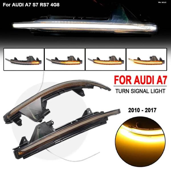 アウディ A7 S7 RS7 4G8 ダイナミック LED ウィンカー ブリンカー ミラー フラッシャー ライト 2010 - 17 カスタム パーツ アクセサリーHigh-concerned chemical:NoneFor Vehicl...
