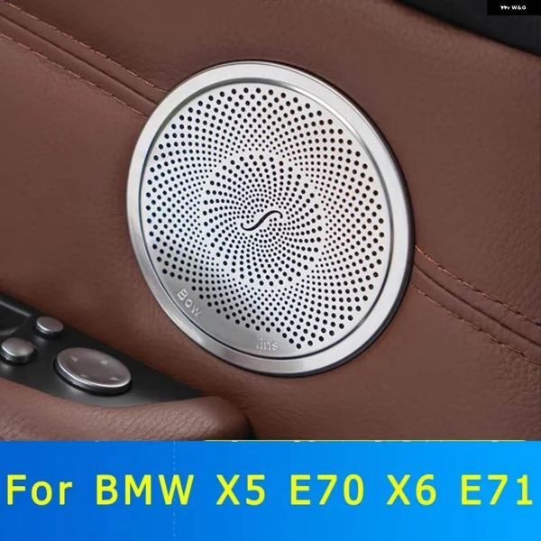 カー ステレオ スピーカー ドア ステッカー カバー BMW X5 E70 X6 E71 2008-2015 ステンレス トリム C カスタム パーツ アクセサリーHigh-concerned chemical:NoneBrand Name...