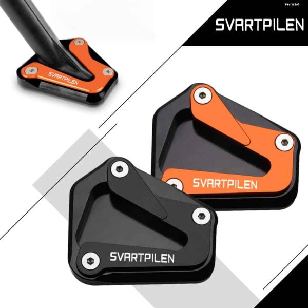 SVARTPILEN801 オートバイ バイク サイド スタンド 拡大フットプレート 延長 キック スタンド パッド 滑り止めハスクバーナ SVARTPILEN 801 2024 2025 カスタム パーツ アクセサリーHign-conce...