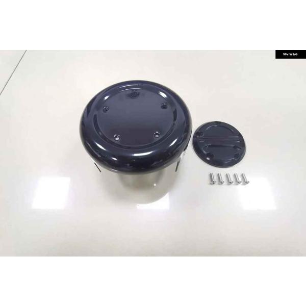 ブラックアイアンホーンカバー ビレット アルミポイントカバー ハーレー 1991-2023 ツインカム ツーリング FLHX FLHXS FLHTC FLHTK FLHR カスタム パーツ アクセサリーHign-concerned Chem...