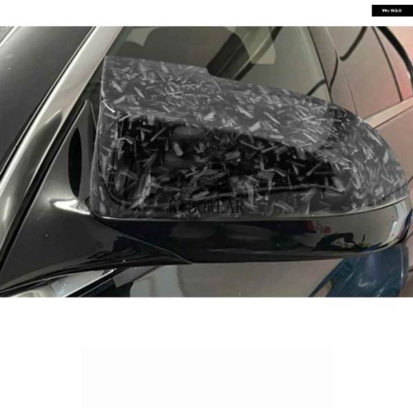 2ピース カーボン サイドミラー カバー BMW 5 6 7シリーズ F10 F11 F18 GT F07 F06 F12 F13 F01 F02 GT 交換キャップ 2014 2017 カスタム パーツ アクセサリーHign-concer...