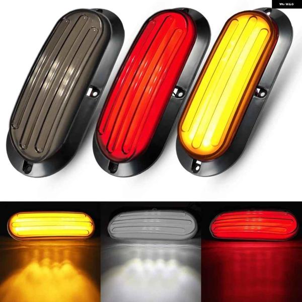 2X 74LED 12V/24V 車トレーラー トラック デイタイム ランニングライト DRL 流れるシグナルランプ ブレーキライト ストロボハザード付き SUV RV バン カスタム パーツ アクセサリーHign-concerned Ch...