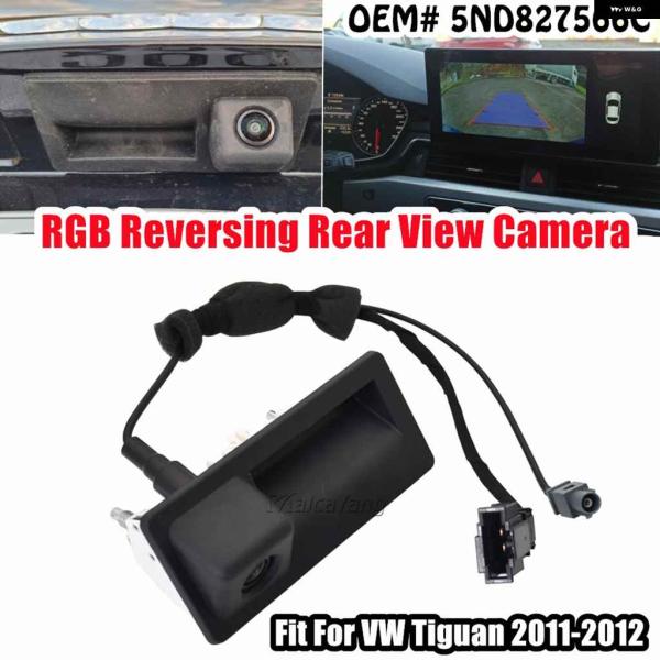 5ND827566C 5N0907441A RCD510 RNS510 RNS315 RNS310 アウディ アウディ A4 A5 Q5 S6 VW TIGUAN E リバースリアビューアシスト パーキング カメラ カスタム パーツ アクセ...