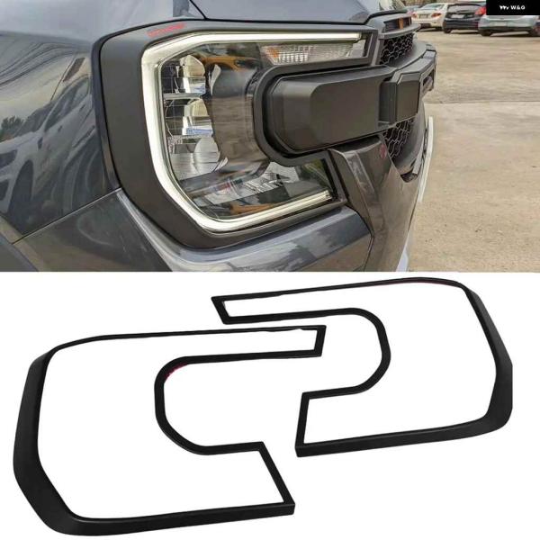 フロント ヘッドランプ カバー レンジャー ワイルド トラック スポーツ XLT XL XL+ 2022 2023 2024-25 フロントライトカバー トリム 自動車アクセサリー カスタム パーツ アクセサリーHign-concerned...