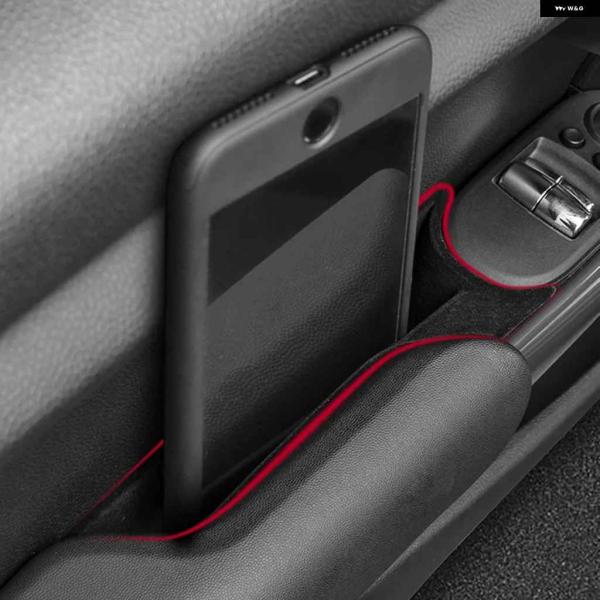 ドアサイド オーガナイザー トレイ グラブハンドル 収納 ボックス ハンドルポケット アームレスト 携帯電話コンテナ ミニクーパー F55 5ドア F56 ハッチバック カスタム パーツ アクセサリーSpecial Features:Sto...