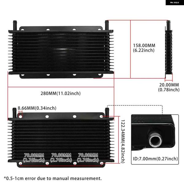 汎用 アルミ14/25/32列オイル冷却 ラジエーター オートマチックトランス ミッション オイルクーラー カスタム パーツ アクセサリーHign-concerned Chemical:NoneBrand Name:PQYOrigin:Ma...