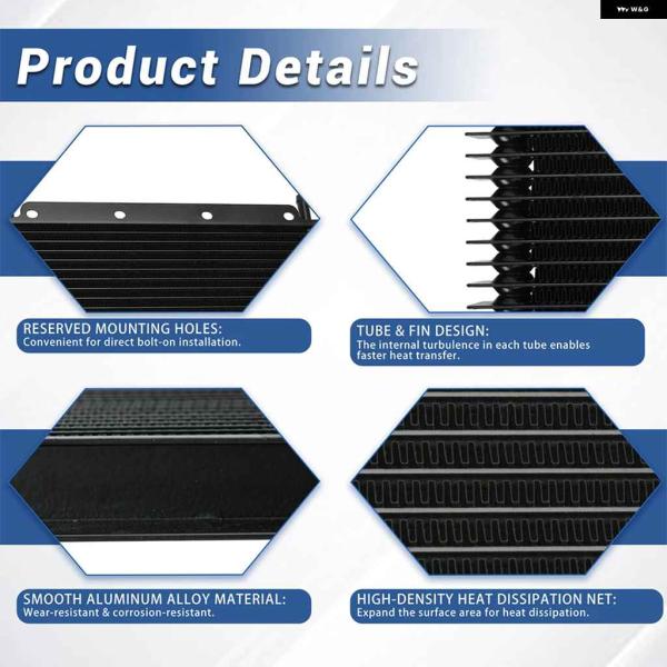 汎用 アルミオートマチックトランス ミッション オイルクーラー 14列オイル冷却 ラジエーター カスタム パーツ アクセサリーHign-concerned Chemical:NoneBrand Name:PQYOrigin:Mainland...