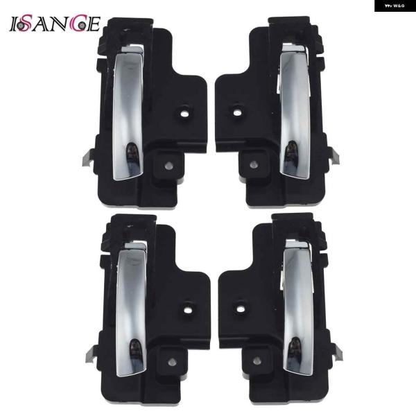 4個 ダッジ キャリバー 18L 20L 2007-2012 ジープ コンパス 20L 24L クローム インテリア 車内 ドアハンドル フロント リア 左 右 カスタム パーツ アクセサリーHign-concerned Chemical:...