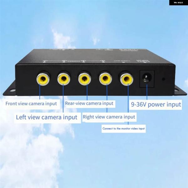 車用4チャンネルドライビングレコーダースイッチャー コントロール カー カメラ コントロール スイッチ360°パノラマ画像 カスタム パーツ アクセサリーHign-concerned Chemical:NoneOrigin:Mainland...