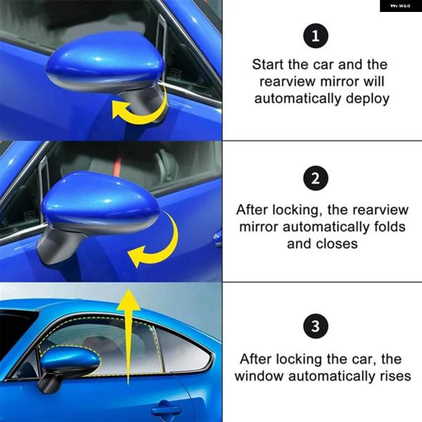 スバル BRZ トヨタ GR86 2021-2024 自動ウィンドウリフトクローザーバックミラー 展開 折りたたみ コントローラ ー カスタム パーツ アクセサリーHign-concerned Chemical:NoneOrigin:Mai...