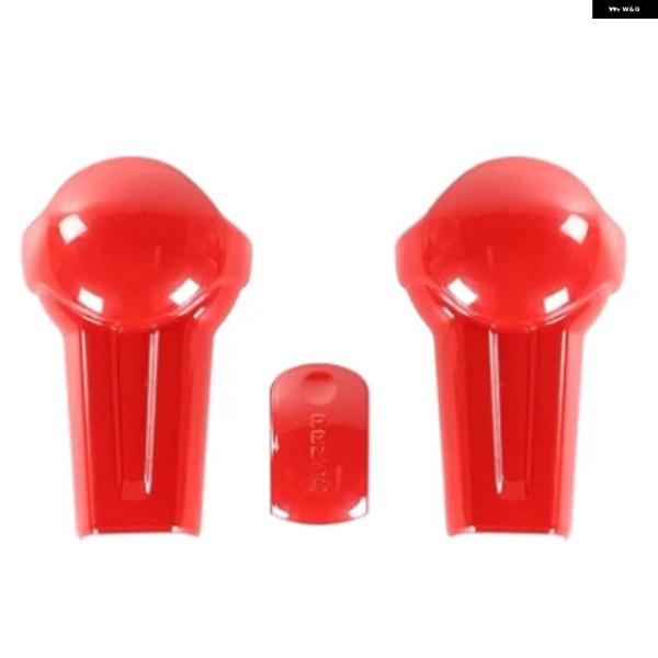 レッド ギア シフト ノブカバー キット トリム フォード マスタング 2015-2023 ギア ボックス ヘッドカバー 交換部品 アクセサリー カスタム パーツ アクセサリーHign-concerned Chemical:NoneStic...