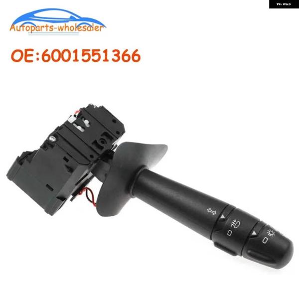 車 6001551366 ルノー ダチア ウィンカースイッチ ヘッドライト コンビネーションスイッチ 251603/251607/4449397/93198618/6001551611 カスタム パーツ アクセサリーExternal Tes...