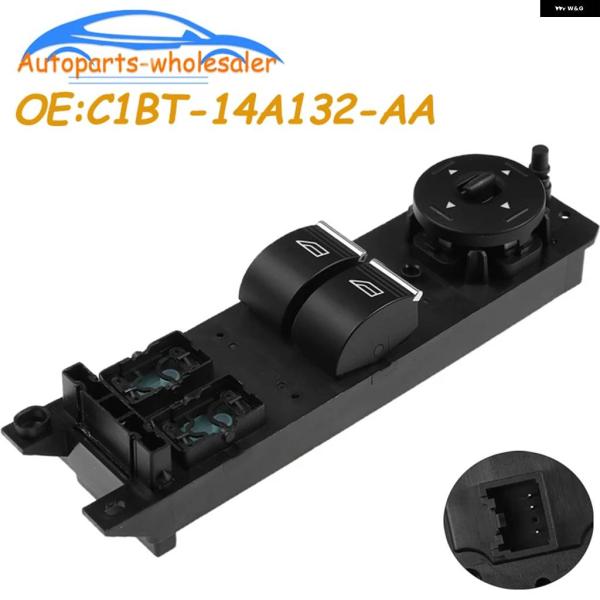 フロント右電動マスターパワーウィンドウスイッチ C1BT-14A132-AA C1BT14A132AA 2013 フォード フィエスタ MK7 車用オートアクセサリー カスタム パーツ アクセサリーHign-concerned Chemic...