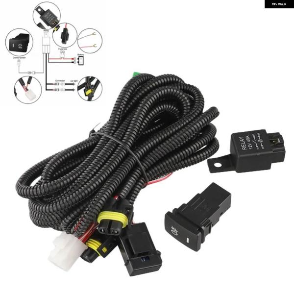 H11 フォグランプ 配線 ハーネス ソケット LED インジケーター スイッチ付き 自動車用リレー トヨタ 車 ライトワイヤー カスタム パーツ アクセサリーHign-concerned Chemical:NoneBrand Name:w...