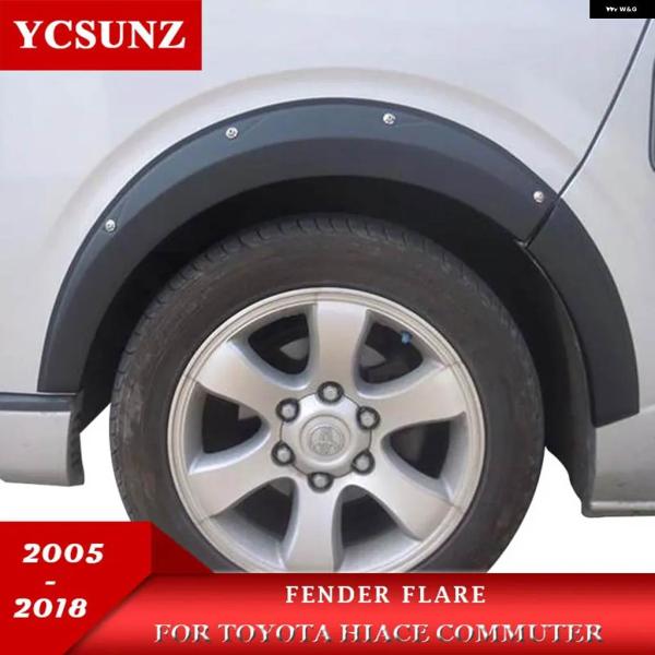 3インチフェンダーフレア マッドガード トヨタ ハイエース コミューター バン 2006 2007 - 10 2011-14-2018 カーアクセサリー カスタム パーツ アクセサリーHigh-concerned chemical:None...