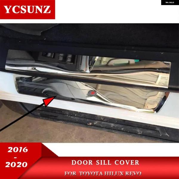 ドアシルカーアクセサリードアシルアクセサリー トヨタ ハイラックスレボ2016-20ダブルキャビンカー スタイリング カスタム パーツ アクセサリーHigh-concerned chemical:NoneItem Width:0inchIt...